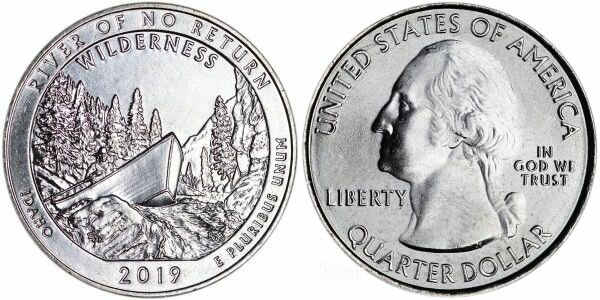США 25 центов 2019 Квотеры Парки США 50 - Дикая местность