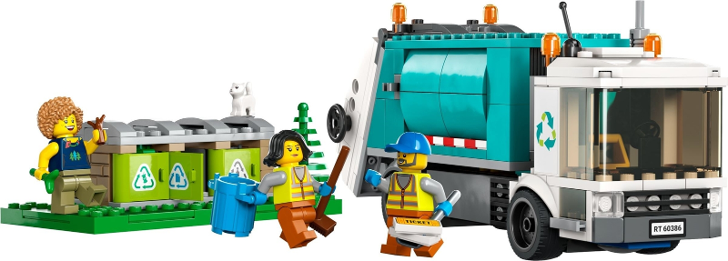 Конструктор LEGO City 60386 Recycling truck, 261 дет.