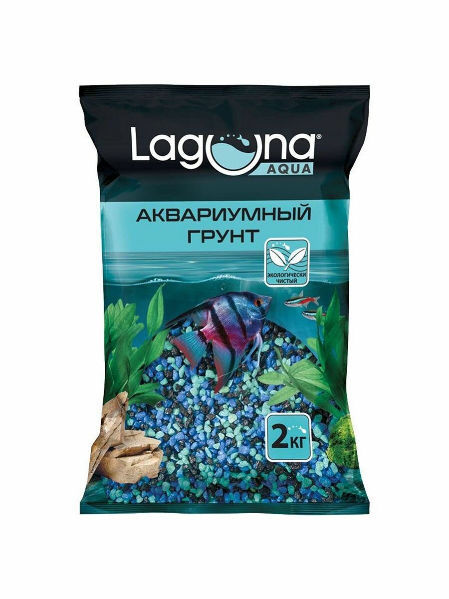 Грунт Laguna Малахитовая шкатулка, 2кг, 2-5
