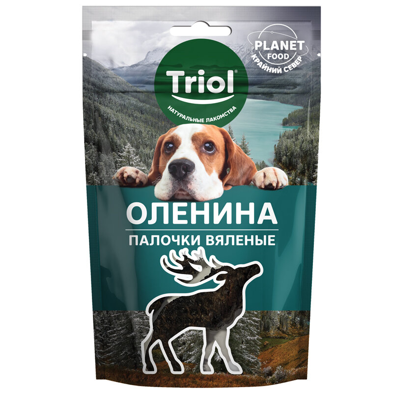Triol Лакомство для собак PLANET FOOD "Оленина", 40г 0.04 кг