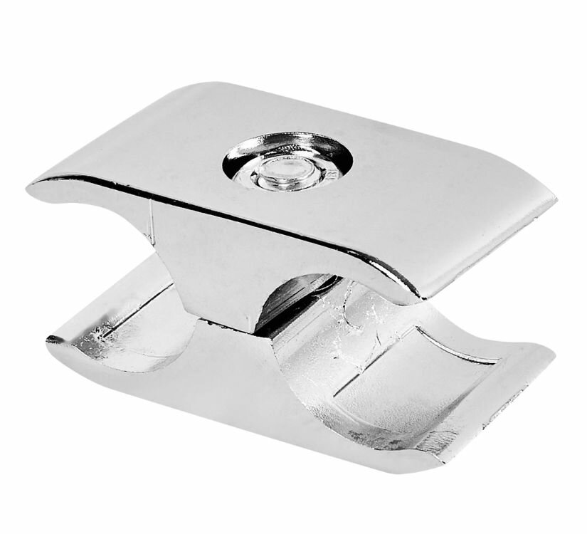 Соединитель труба-панель цвет хром