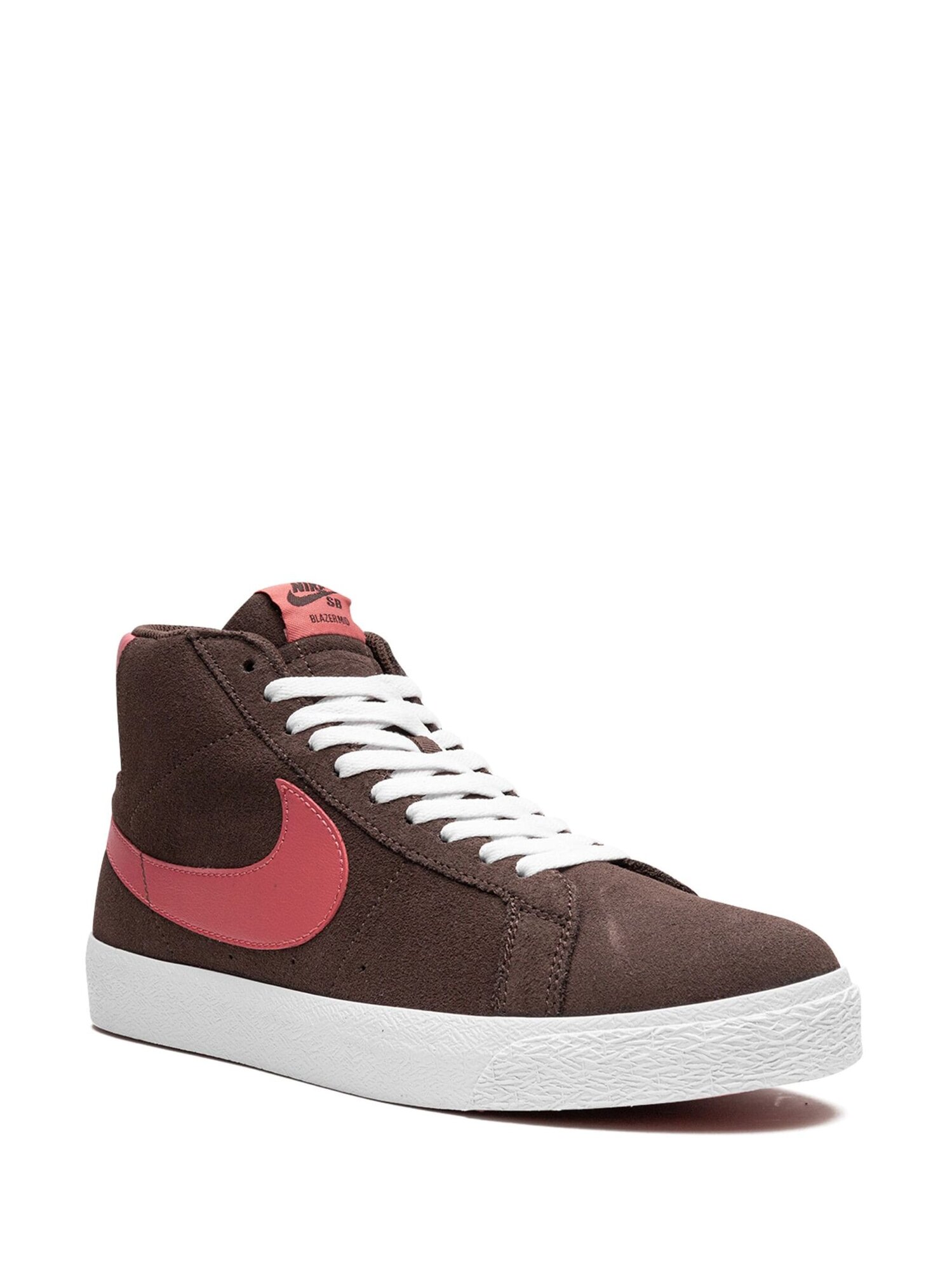 Кроссовки NIKE SB Blazer Mid, размер 6.5 US, brown — фото 1