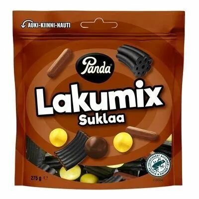 Panda Lakumix Suklaa лакричные конфеты ассорти с шоколадом 275гр (из Финляндии)