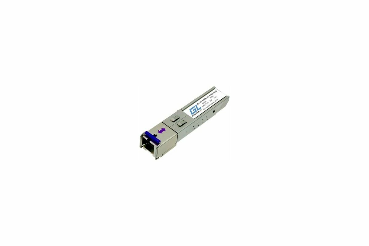 GIGALINK Модуль SFP, WDM, 1Гбит/c, одно волокно SM, SC GL-OT-SG14SC1-1310-1550-D