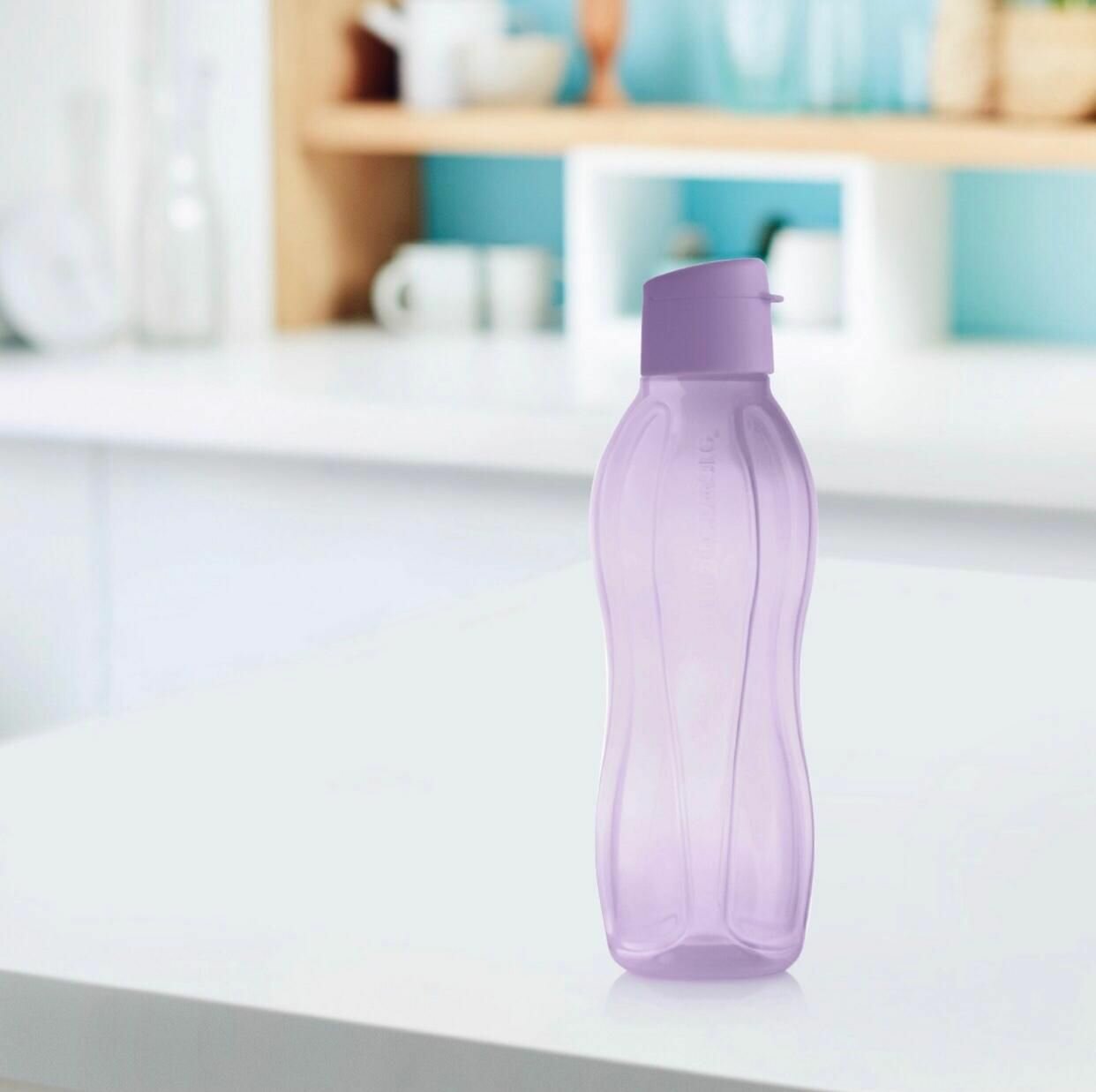 Эко-бутылка Tupperware, с клапаном, для воды, 750мл, сиреневая