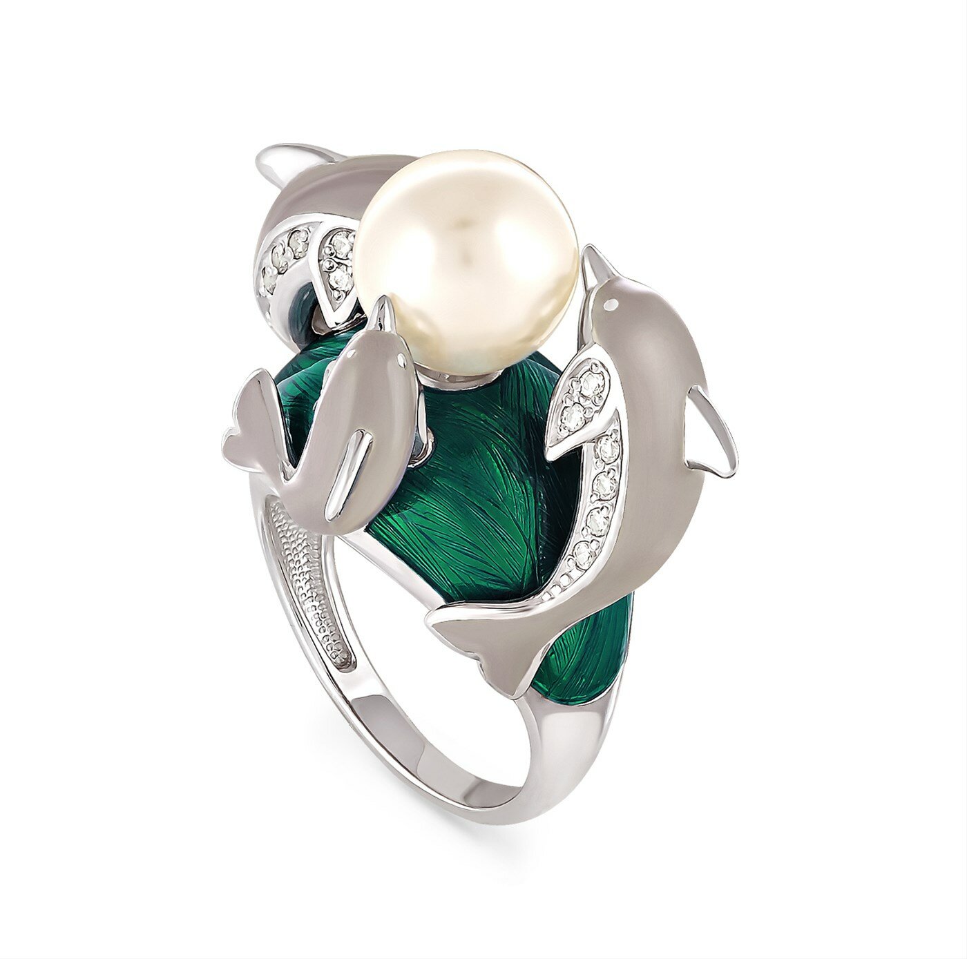 Кольцо, серебро, 925 проба