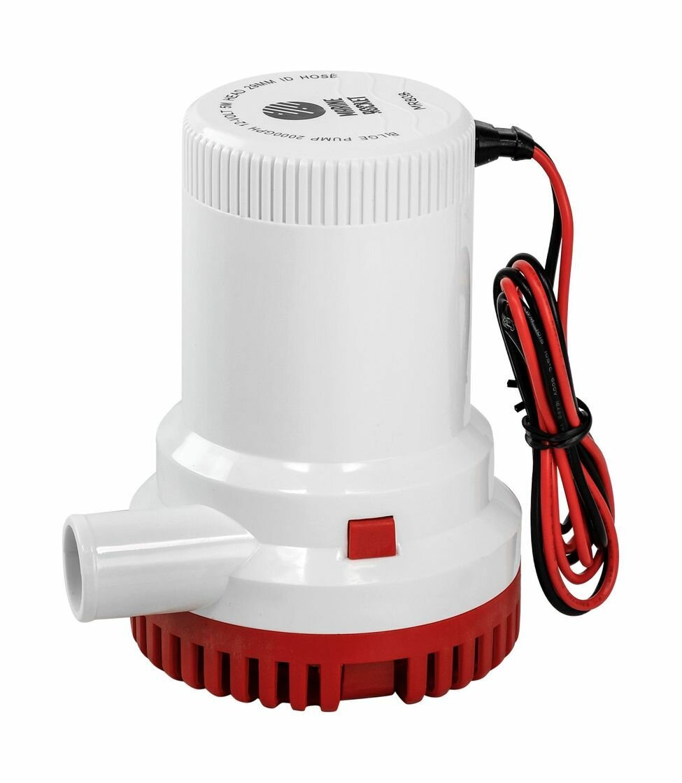 Помпа осушительная Marine Rocket, 2000GPH (7570 л/ч), 24 В