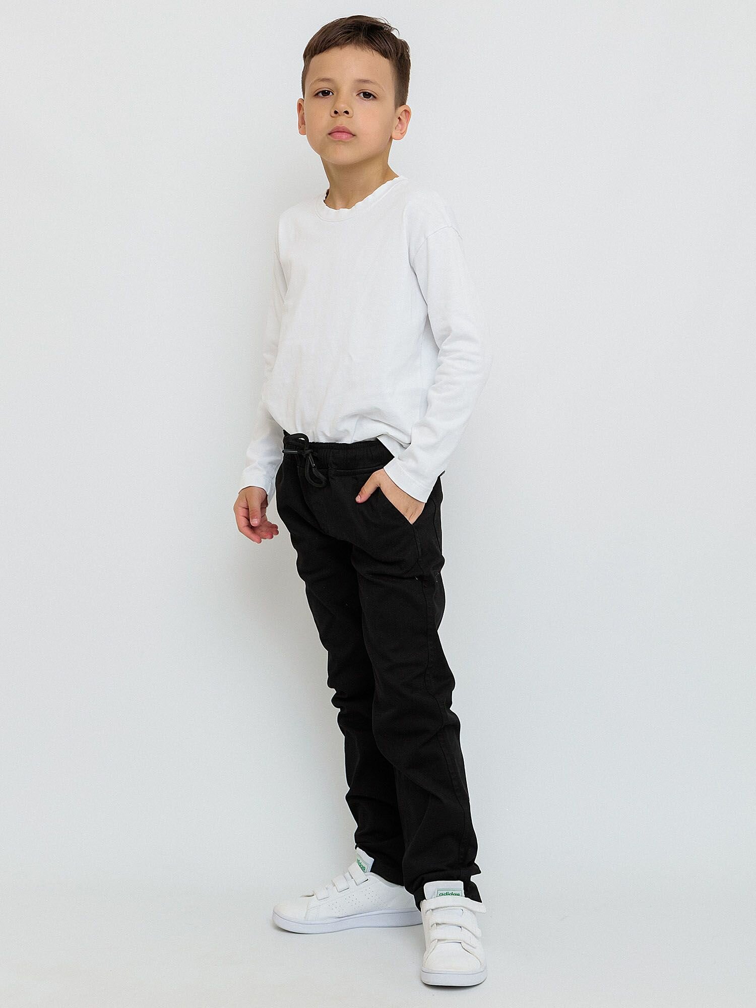 Брюки школьные чиносы