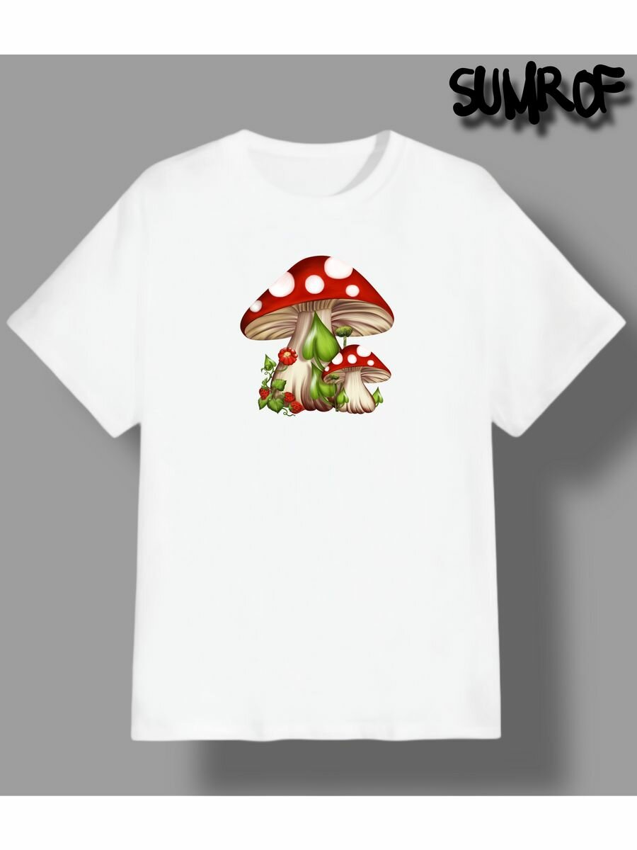 Футболка гриб мухомор