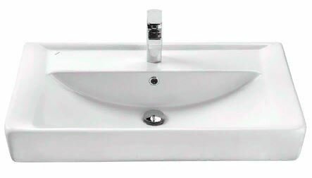 Раковина Акватон Santek Тигода 80 1WH302084 Белая, современный стиль