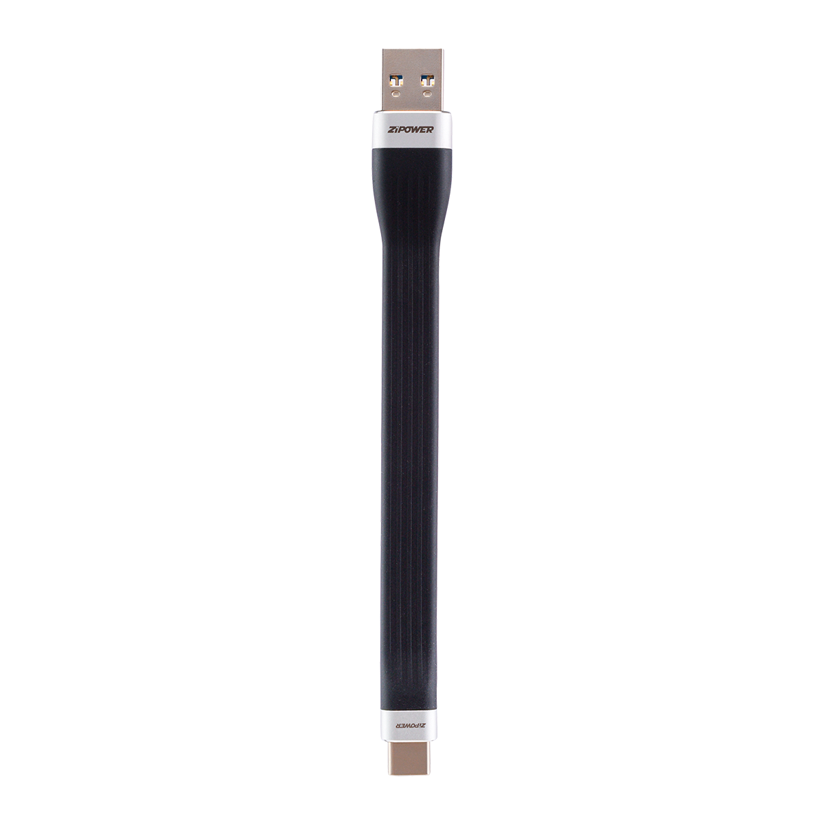 Кабель USB 3.1 Type-A Type-C, 3 A быстрая зарядка, 13,5 cм, передача данных 5 Гб/с, черный, ZIPOWER, PM6675