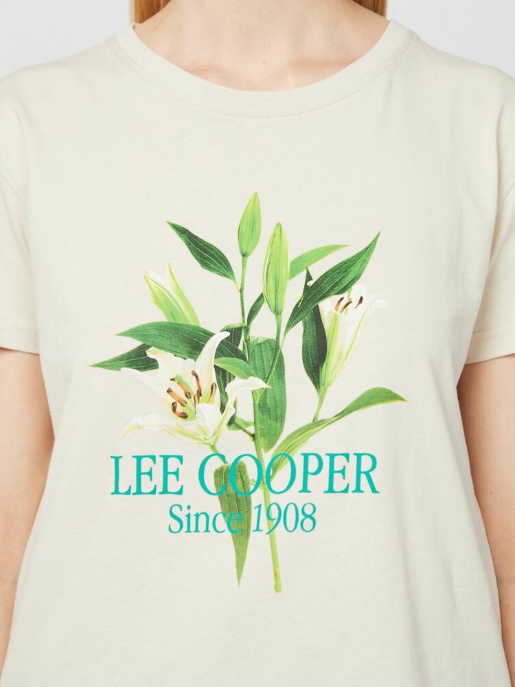 Футболка Lee Cooper, размер 2XL, молочный — фото 1