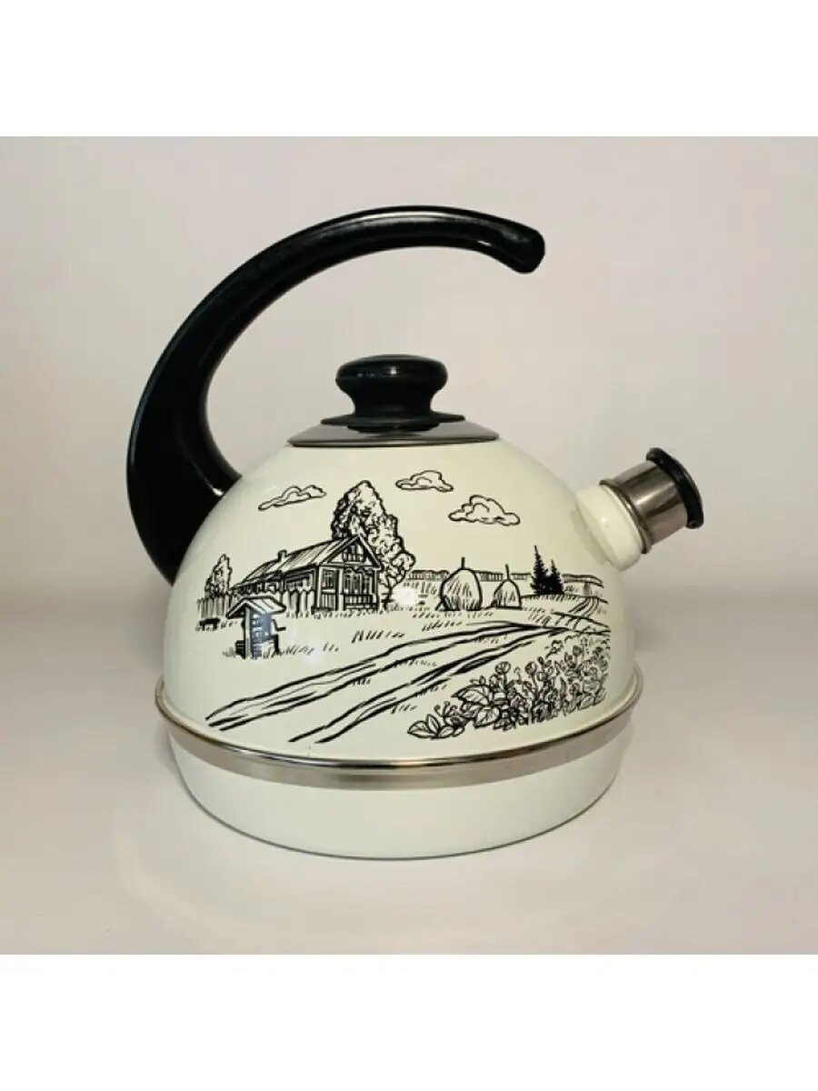 Чайник со свистком для плиты 4л