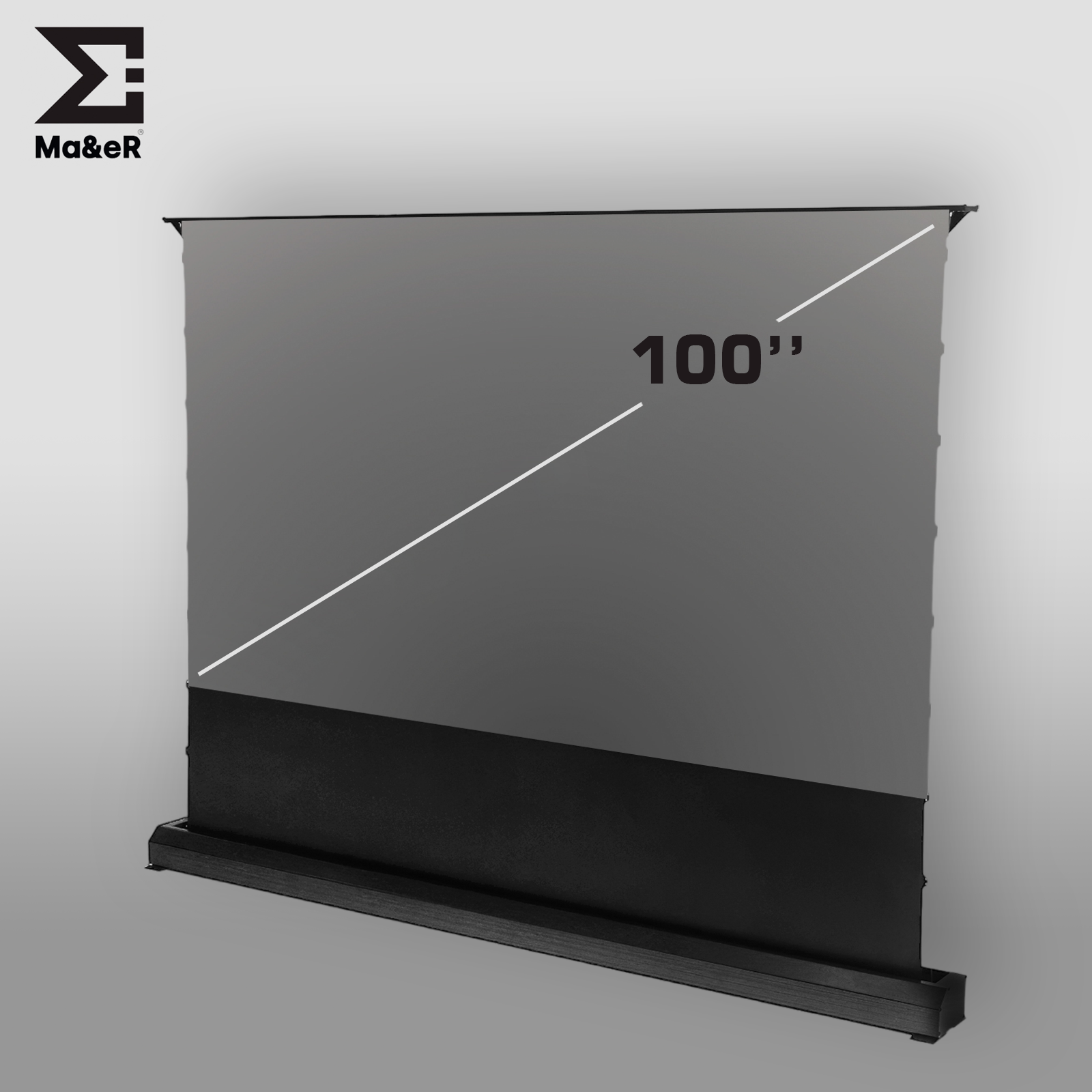 ALR T-Prism UST 100" 16:9 Экран моторизированный напольный для УКФ UST проекторов с яркостью от 1500 Ansi Lm