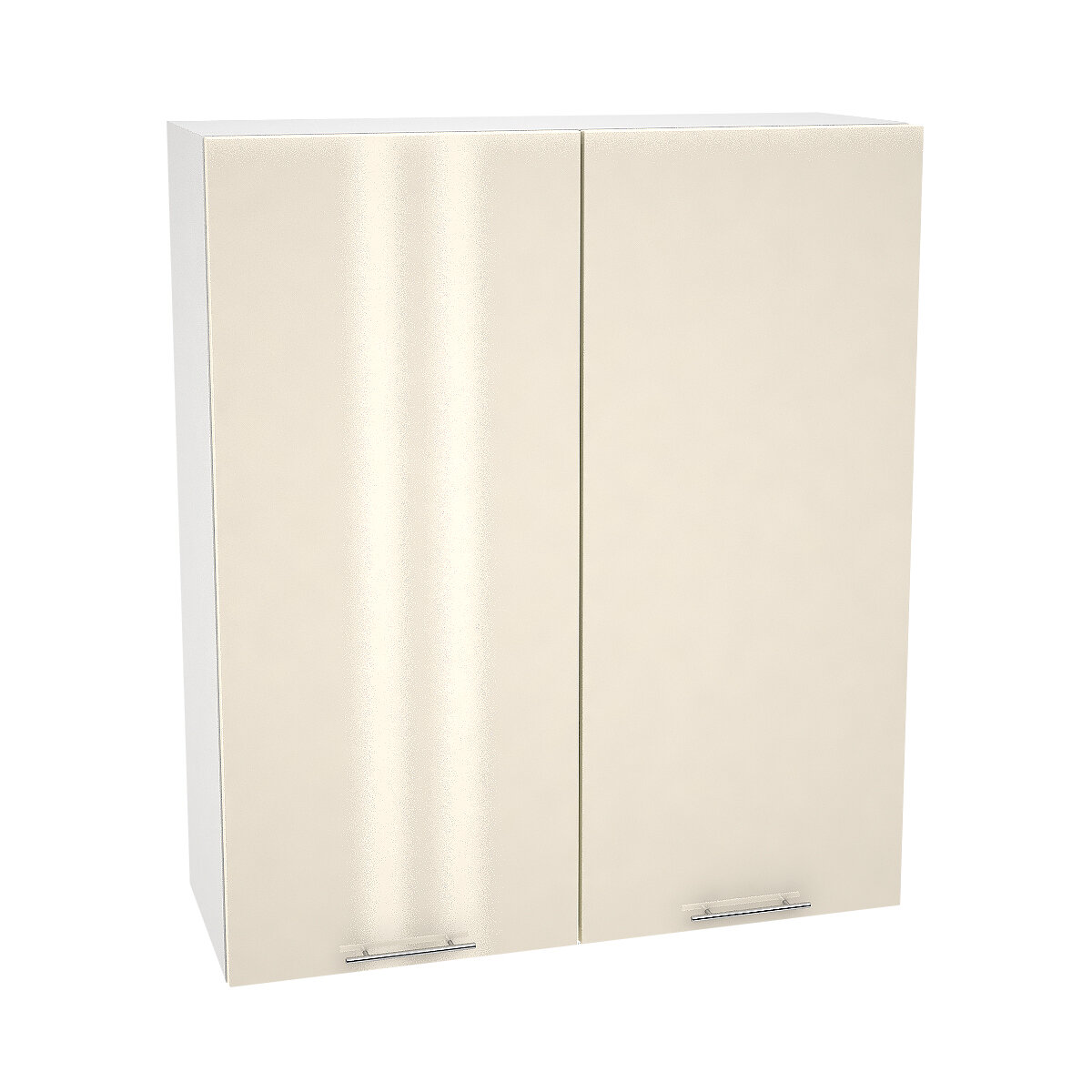 Кухонный шкаф навесной, Кухня Валерия, ШВ809, Белый/Ваниль Глянец