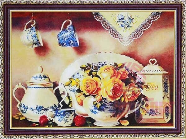 2052B Набор-картина со стразами на подрамнике40х50