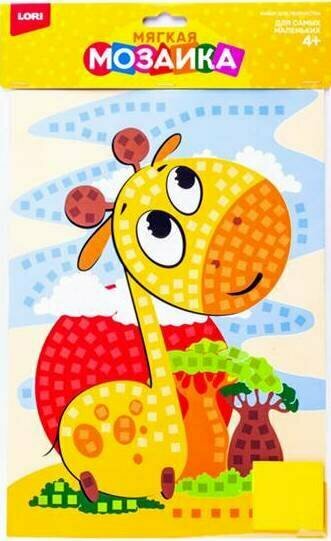 Мягкая мозаика большая "Жираф" для самых маленьких