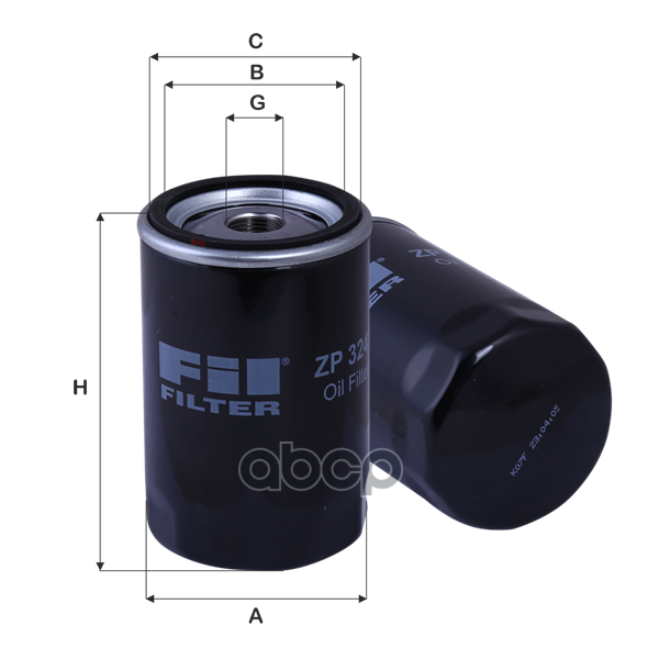 Фильтр масляный AD VW 94- FIL FILTER ZP3241 FIL FILTER арт. ZP3241