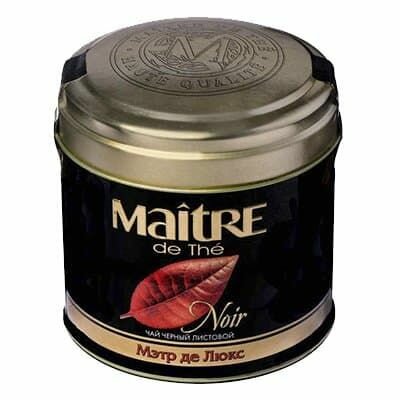 Maitre de The, Черный чай, Де Люкс 100 гр.