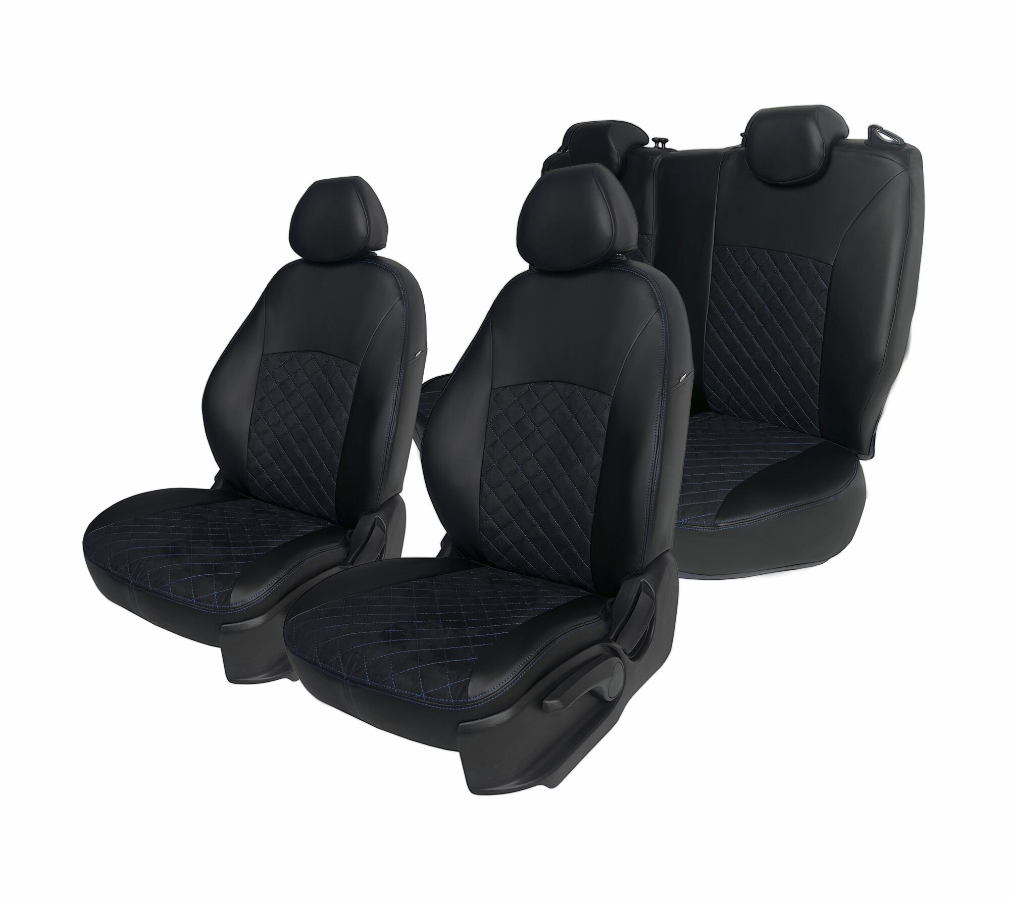 Чехлы на сиденья FORD Fusion 2002-2012 г. Раздельная спинка и сиденье заднего ряда 60/40.