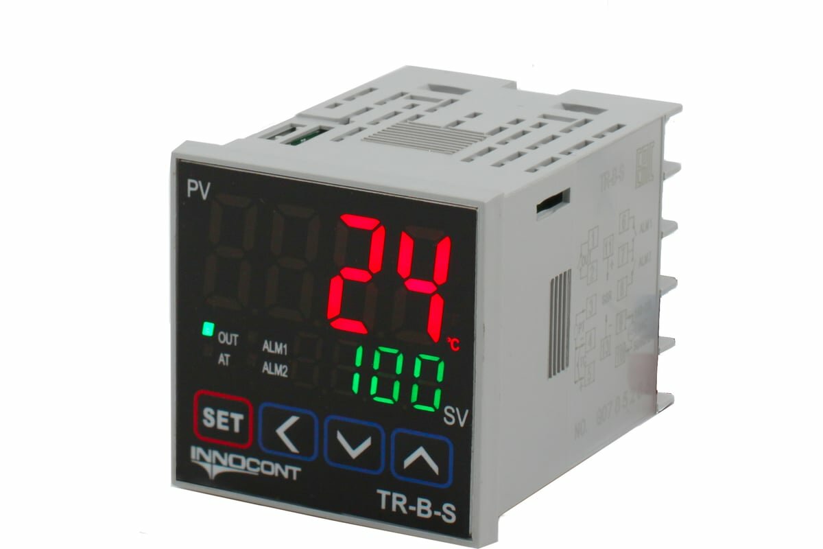 INNOCONT Температурный контроллер 2 дисплея TR-B-S, 110-220VAC, 2 выхода, реле + SSR