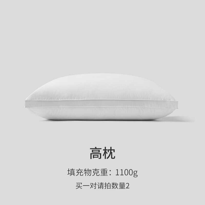 2025 Чистый хлопковый наполнитель для подушки, высококачественная полностью хлопковая подушка для пятизвездочных отелей, одиночная и двойная, для студенческого общежития, подушка для защиты шеи, подарочная подушка