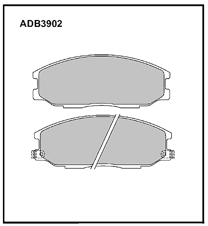 Колодки тормозные дисковые перед Allied Nippon ADB3902
