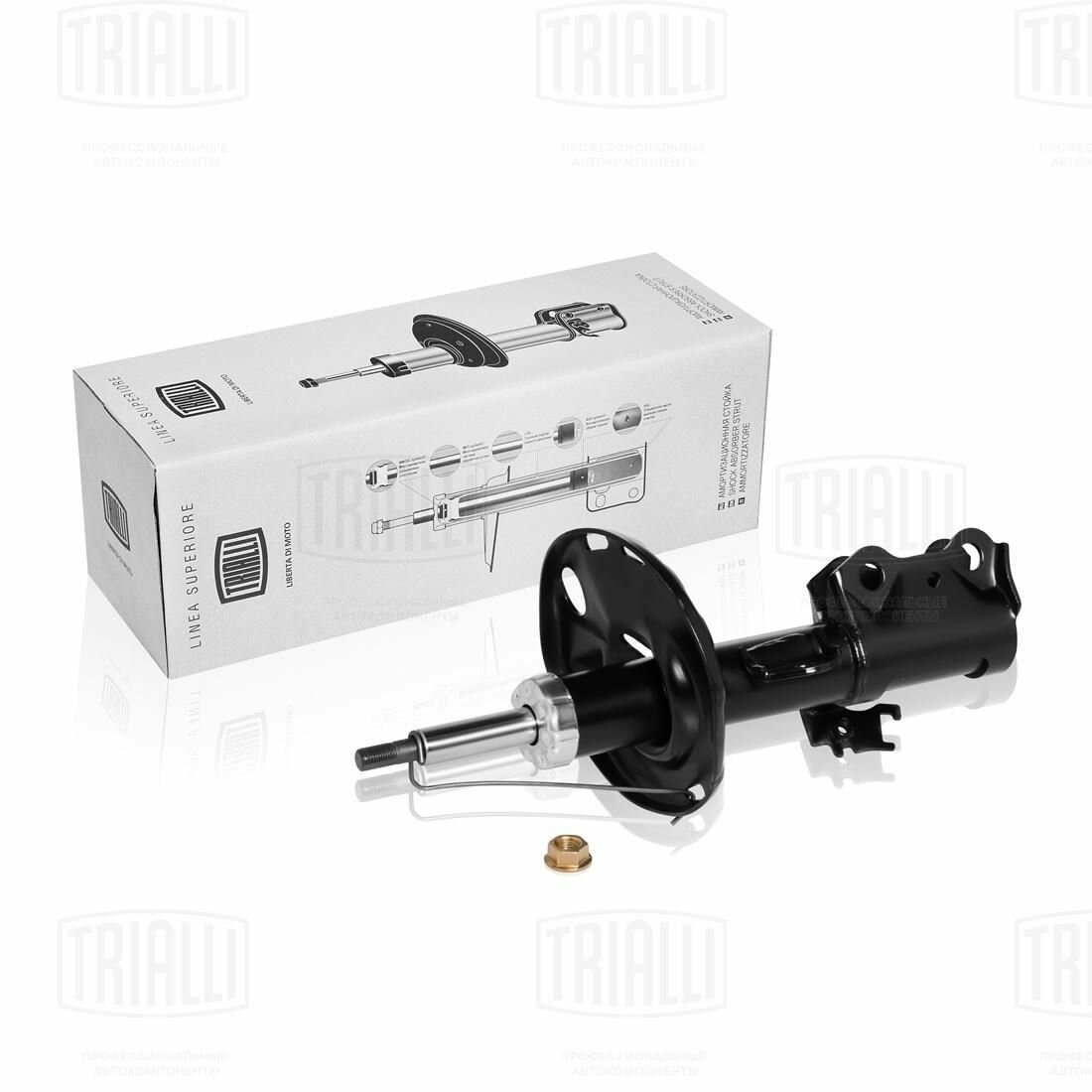 Амортизатор TOYOTA COROLLA 06- Передний левый ГМ (Trialli) AG19152