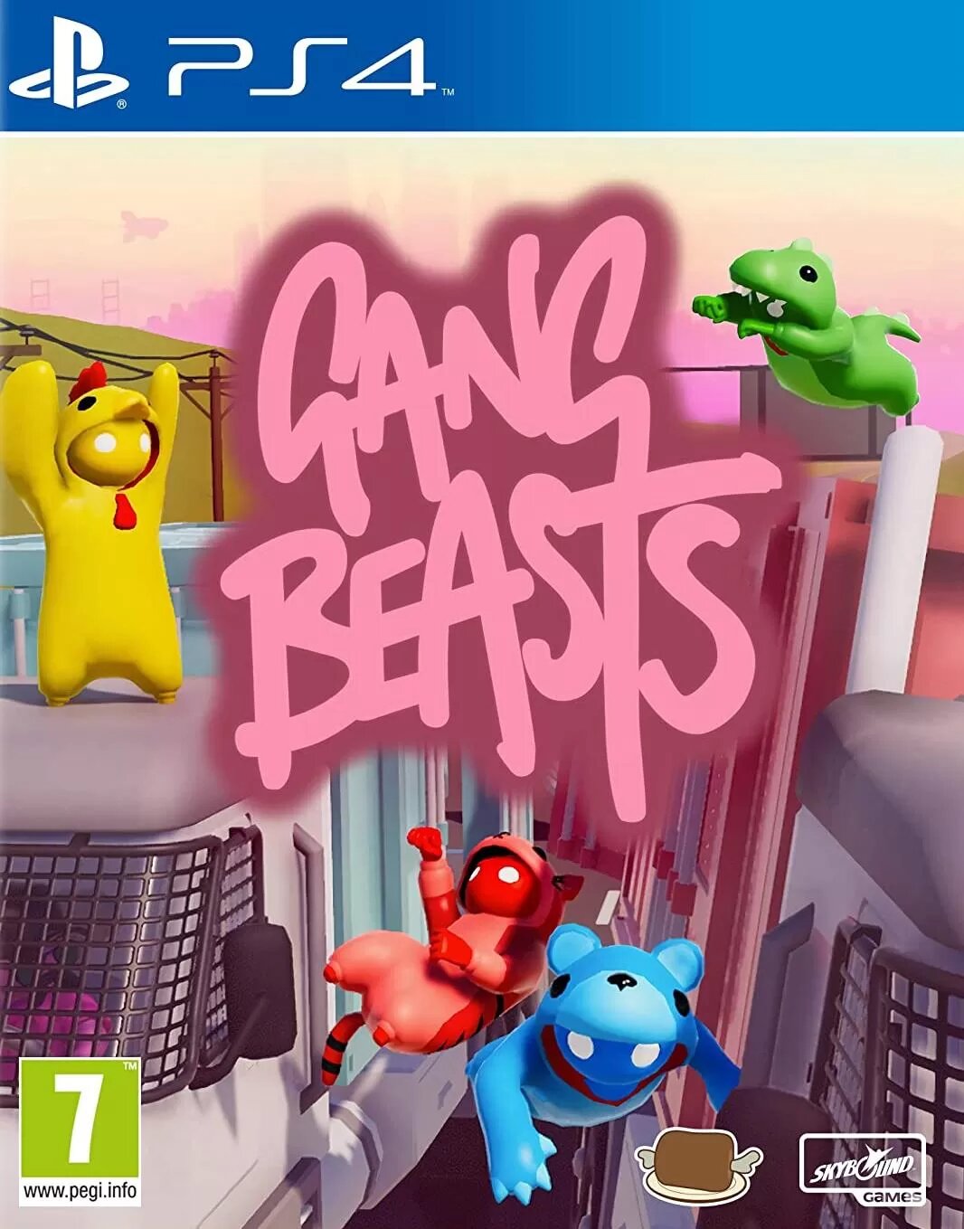 Игра Gang Beasts PS4 Английский язык Диск на PlayStation 4 уценка