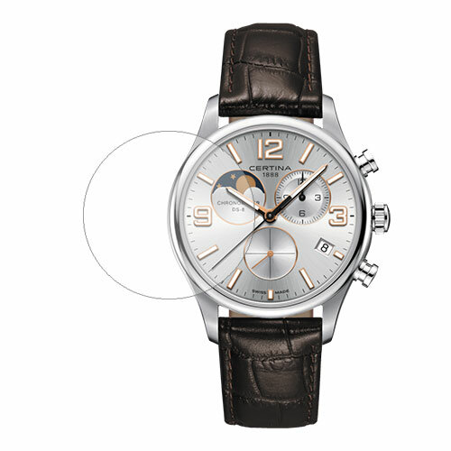 Скрин Мобайл защитный экран для часов Certina DS-8 Moon Phase C033.460.16.037.00 из гидрогелевая плёнка прозрачная