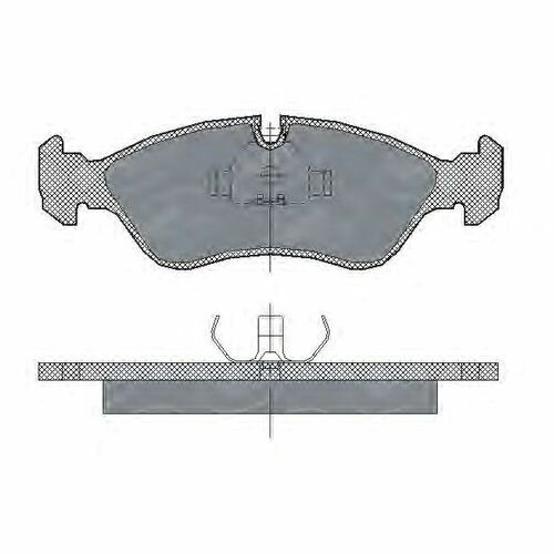 Колодки тормозные дисковые Sct SP122