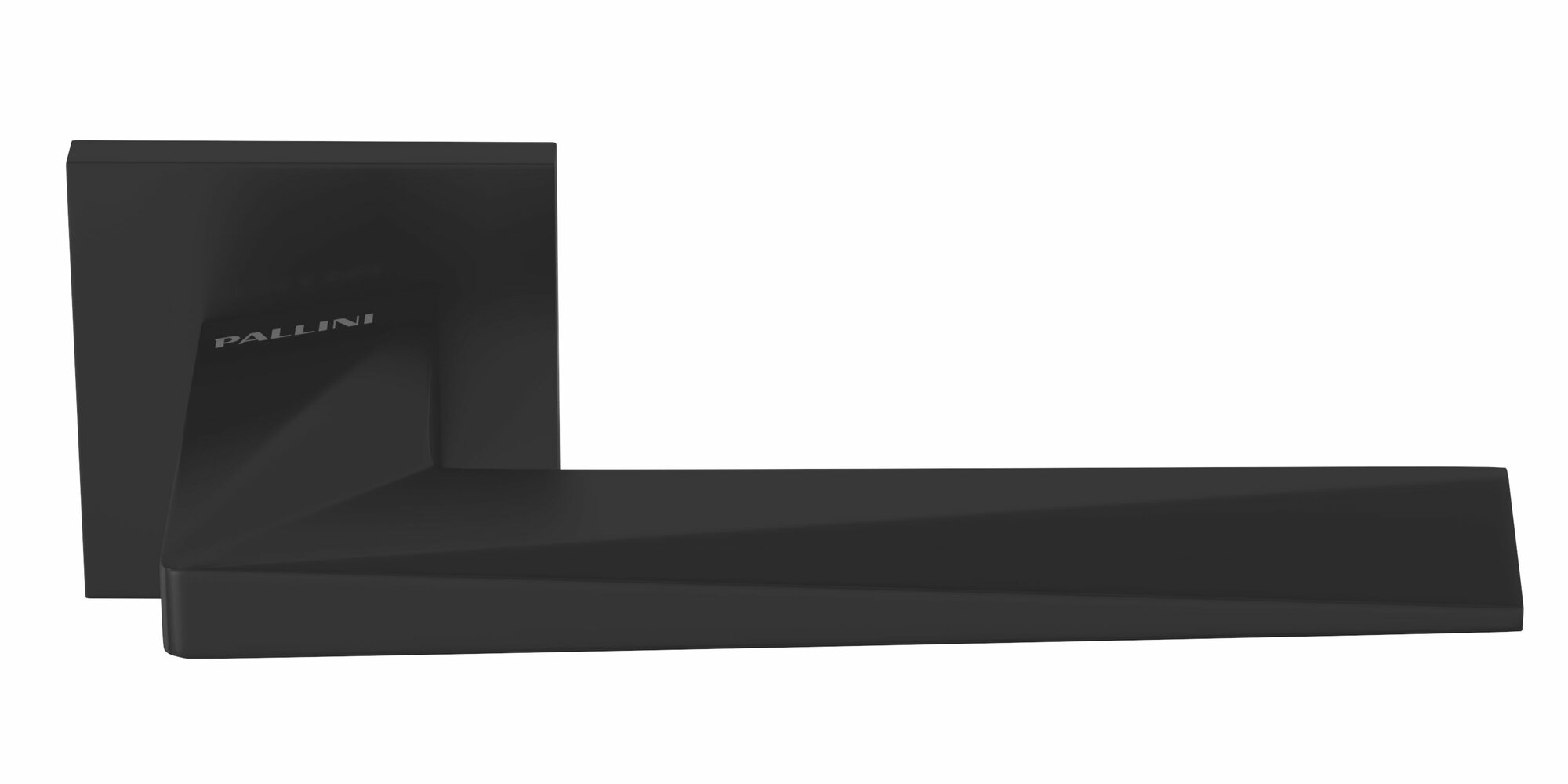 Ручка дверная Pallini (Паллини) Cosmo Мира PAL-COS-12-S MatBlack Цвет - Чёрный матовый