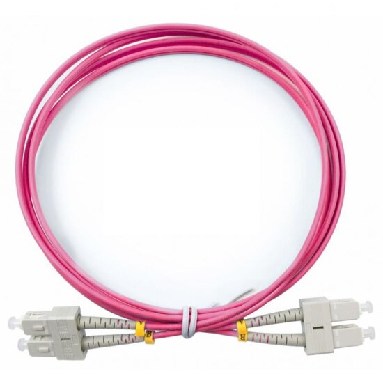 Патч-корд оптический Toplan , дуплексный, SC/PC-SC/PC, MM 50/125 (OM4), 20 м, LSZH