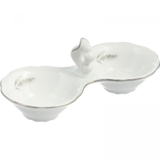 Солонка Thun 1794 "Constance" 1794 "Серый орнамент отводка платина"