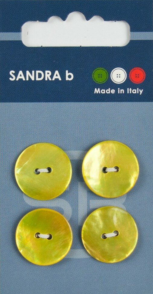 #CARD038 Пуговицы Sandra 4 шт