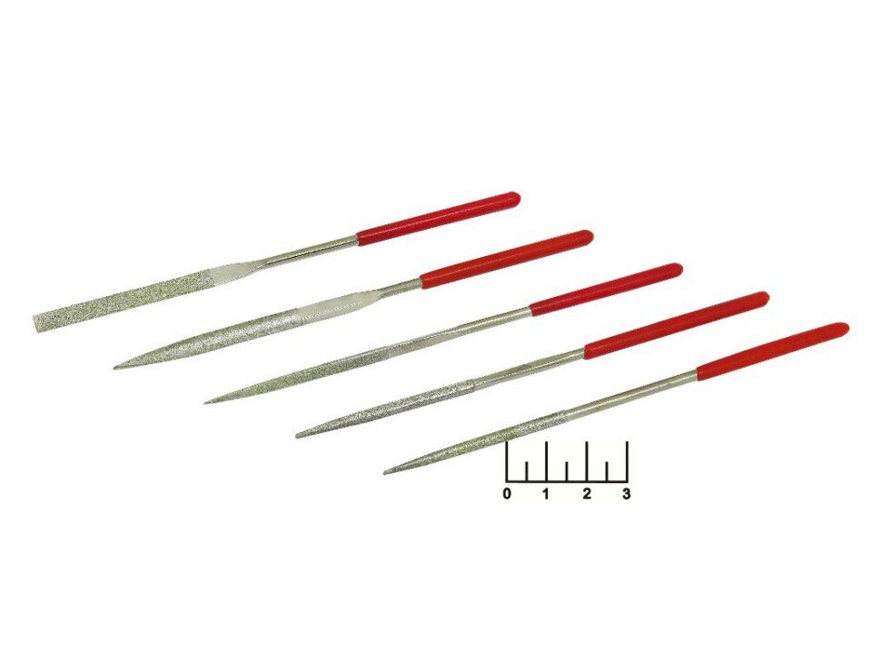 Набор надфилей алмазных JM-FL1-1 Jakemy (5 штук)