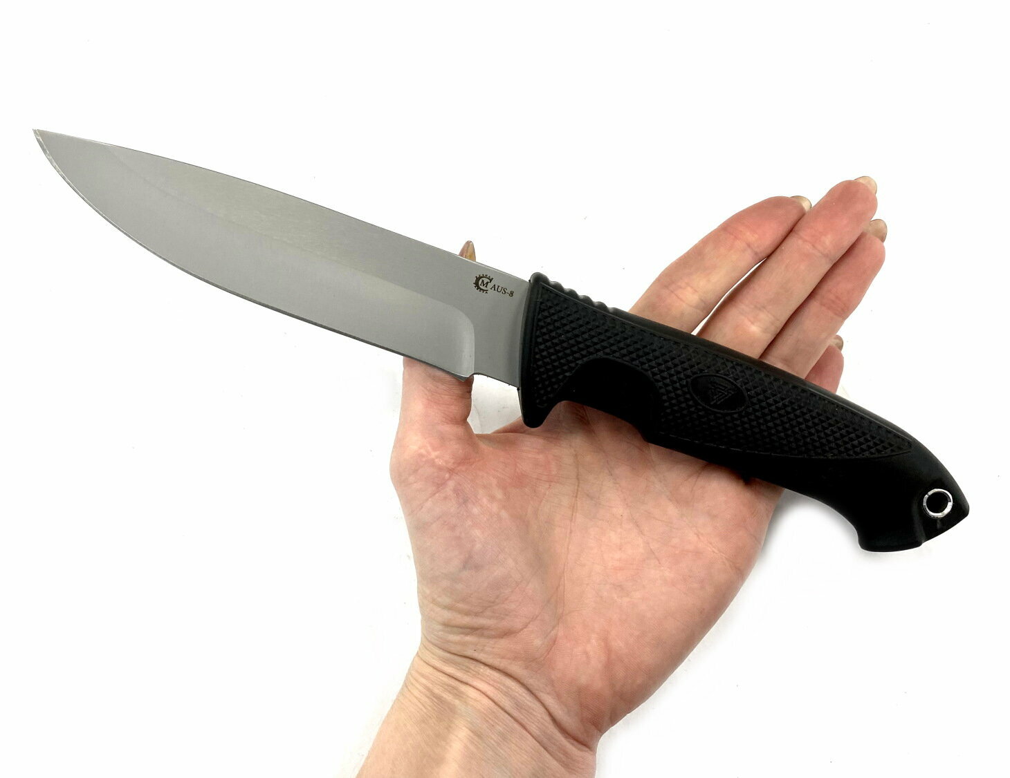 Нож Лазутчик, сталь AUS-8, рукоять Elastron