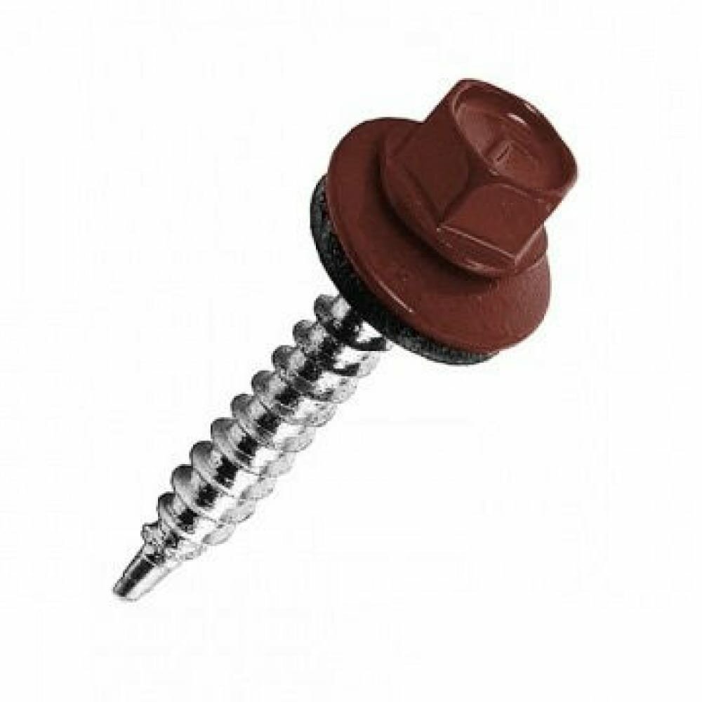 Кровельный саморез Kenner 4,8х35 RAL3009 оксидно-красный (3000 шт.)
