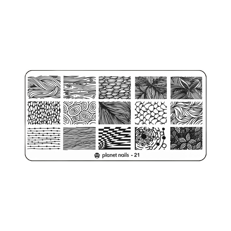 Пластина для стемпинга Planet nails №21 арт.23088/21