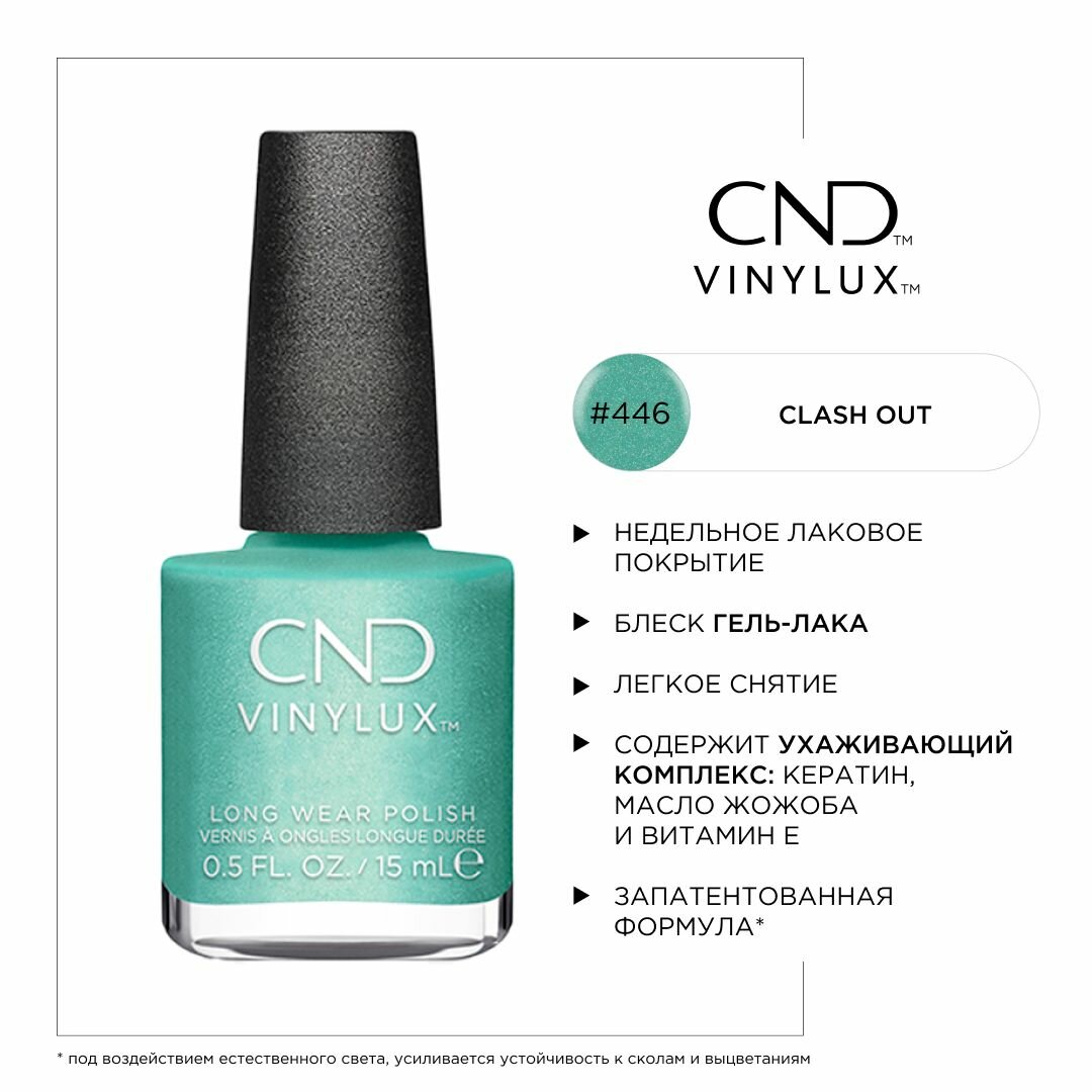 Недельное покрытие CND Vinylux #446 Clash Out