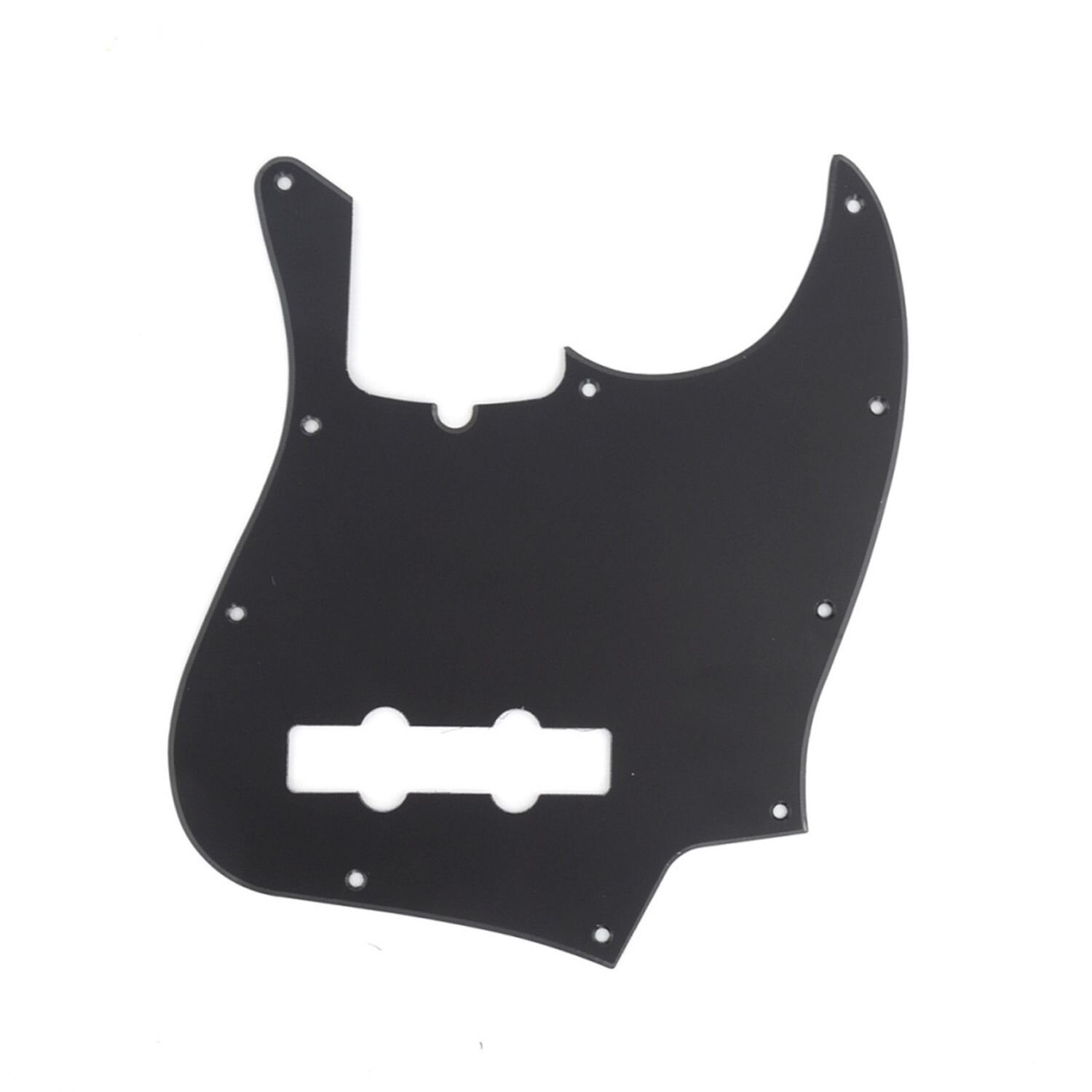Панель для оригинального Fender Jazz Bass Modern Style US, Musiclily MX1302MB, для 4-струнных, однослойная, черный матовый