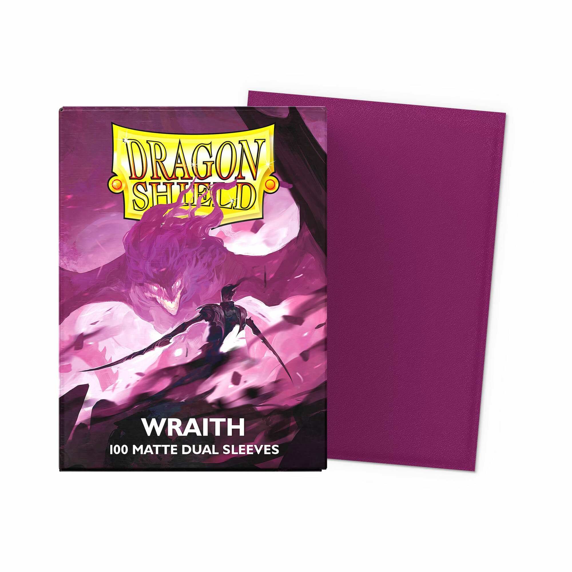 Протекторы Dragon Shield Matte Dual Wraith 64х89 мм 100 шт. 120 мкм - для карт 63х88 мм MTG, Pokemon — фото 1