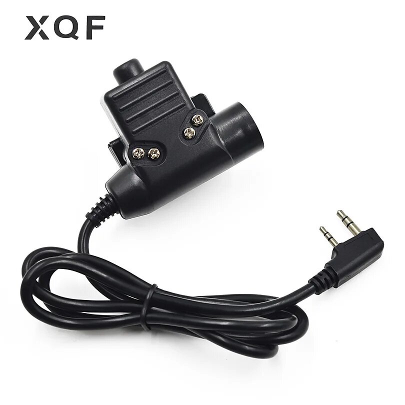 Кабель PTT U94 XQF для гарнитуры Kenwood Baofeng
