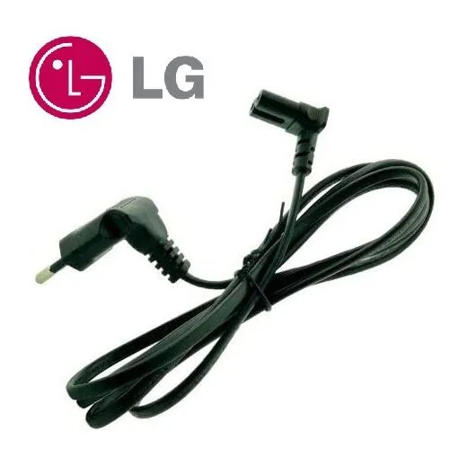 Оригинальный угловой сетевой кабель/шнур питания LG ("восьмерка")