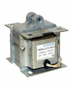 Электромагнит Электротехник ЭМИС-3100 МУ3, 380В, тянущее исполнение, ПВ 100%, IP20, с гибкими выводами, ET003961