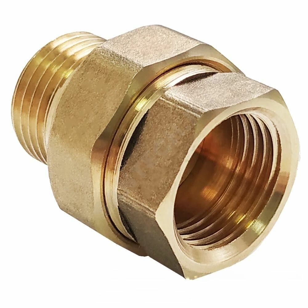 Соединитель латунь американка Ду 15 (1/2") прямой ВР/НР VALFEX VF.340. L.012