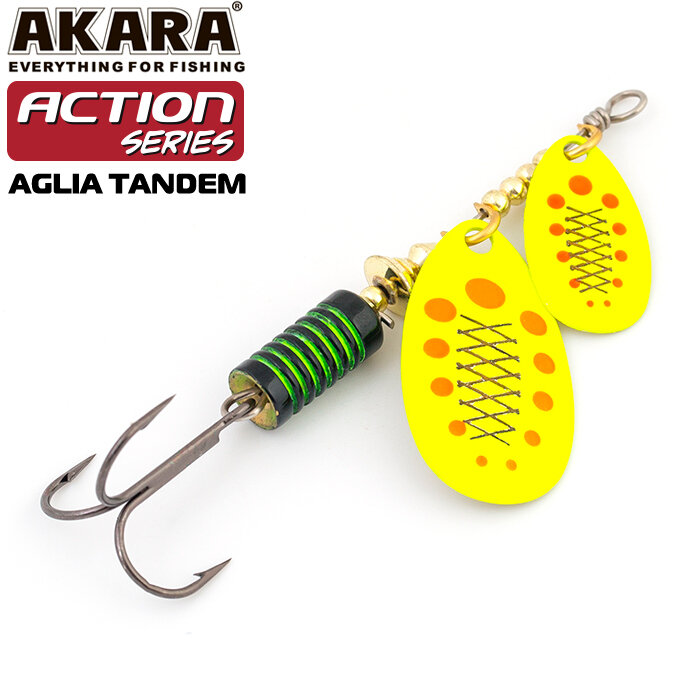 Блесна вращ. Akara Action Series Aglia Tandem 2/4 11 гр. 2/5 oz. A 9