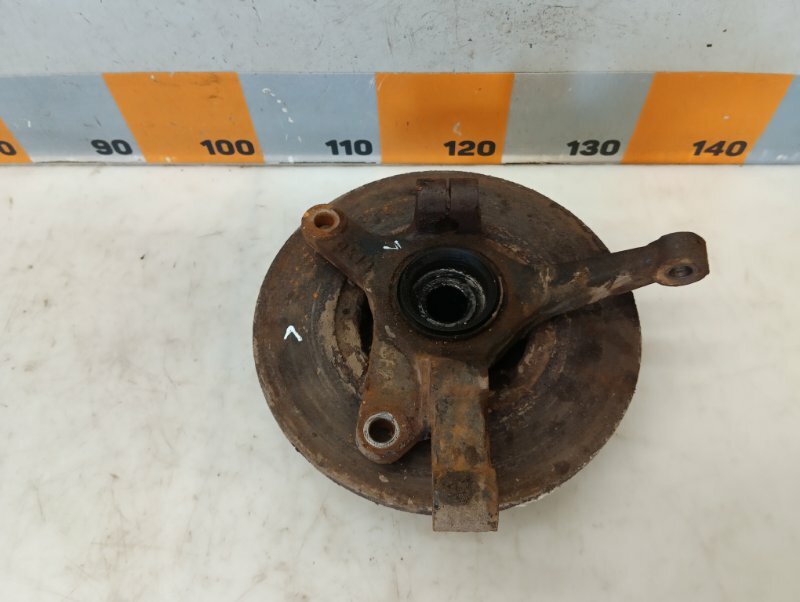 Б/У в сборе со ступицей, ступица, Дэу Матиз Кулак поворотный Daewoo Matiz 2012 Перед. Лев. 308686 DAEWOO арт. 96491285