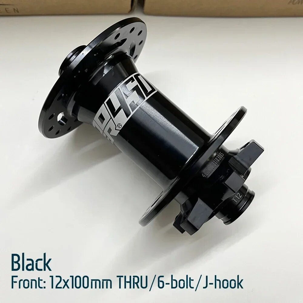 Koozer 450 передняя втулка, черная, 32H, 12x100 TA
