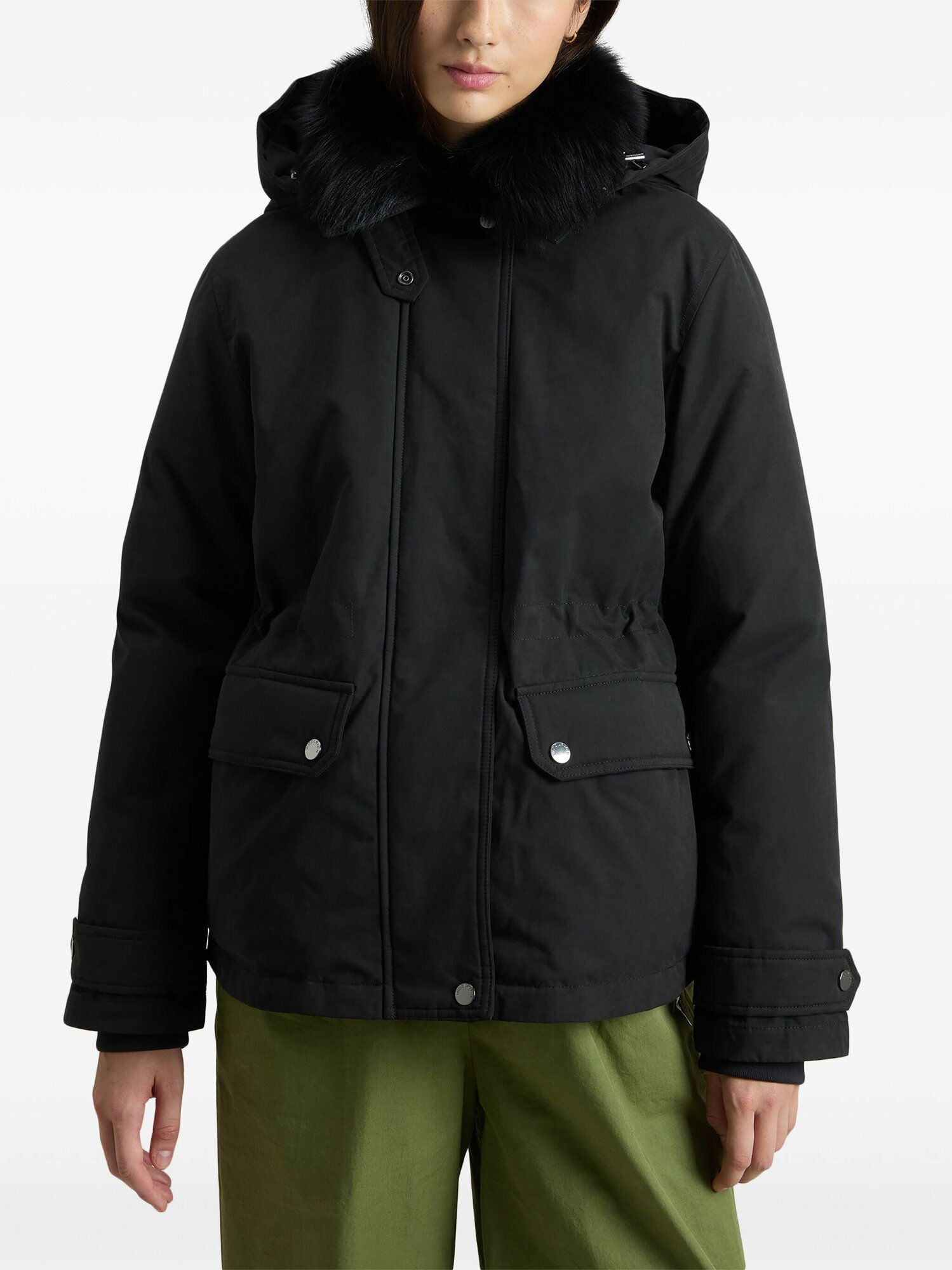 Парка Woolrich Arctic, размер 46, черный — фото 1